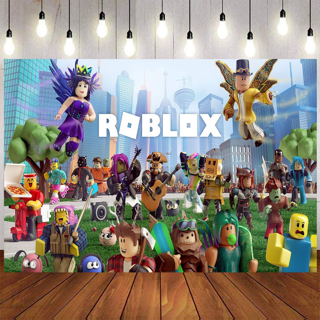 [Value Choice] Roblox Backdrop Birthday Set Party Background poster ...