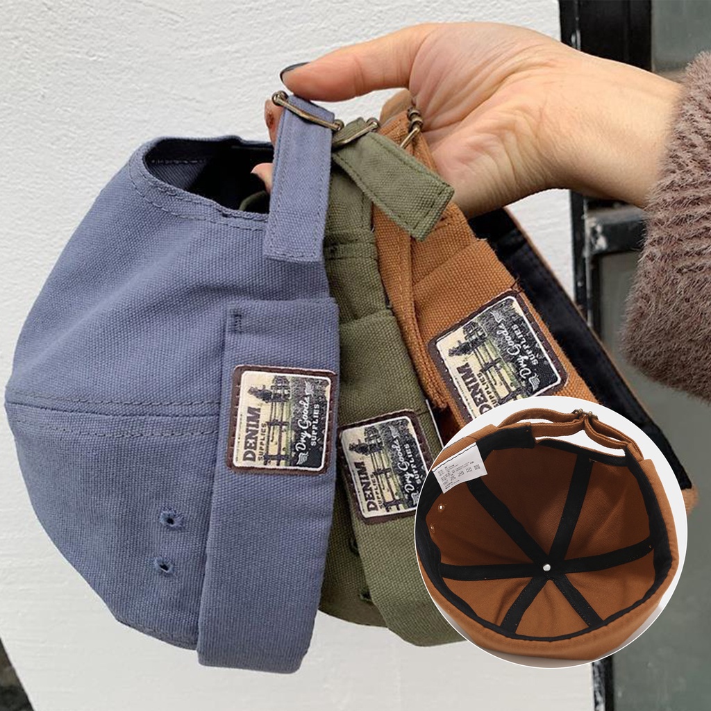 Men's Cotton Baseball Cap Without Brims Vintage / Hollow / Beret ...