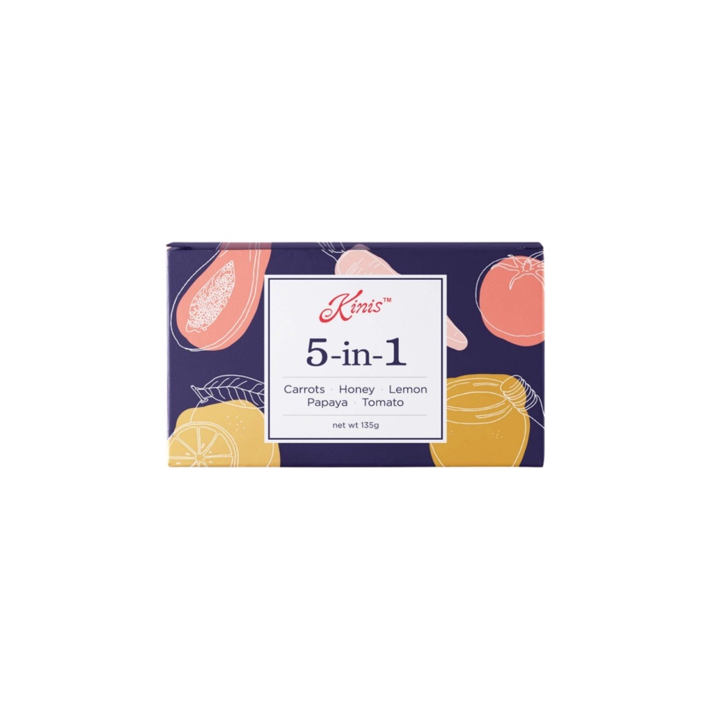 KINIS 5 IN 1 SOAP 135g. (ALL IN ONE SOAP) | Shopee Philippines