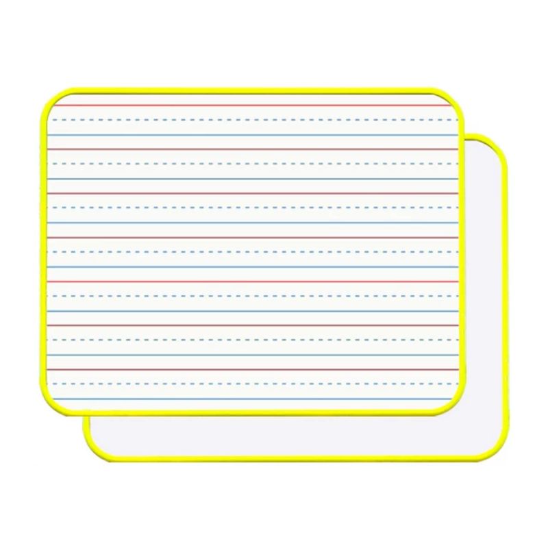 Double Sided Lined Whiteboard with Frame (Blue blue red lines) | Shopee ...