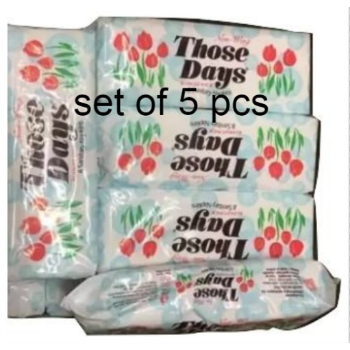 Those Days Budget pack 8 Sanitary Napkin White regular ( set of 5 packs ...