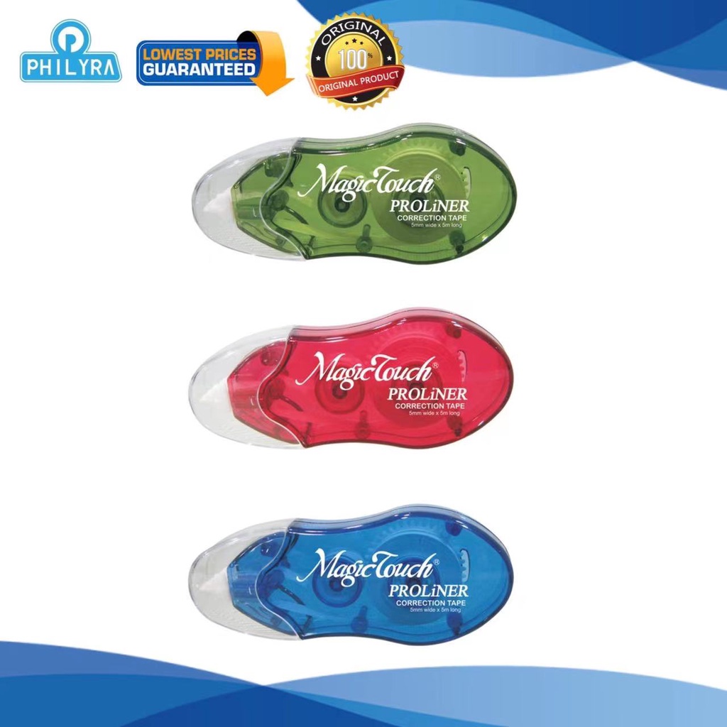 PHILYRA COD MAGIC TOUCH PRO-LINER CORRECTION TAPE 1 PC. | Shopee Philippines