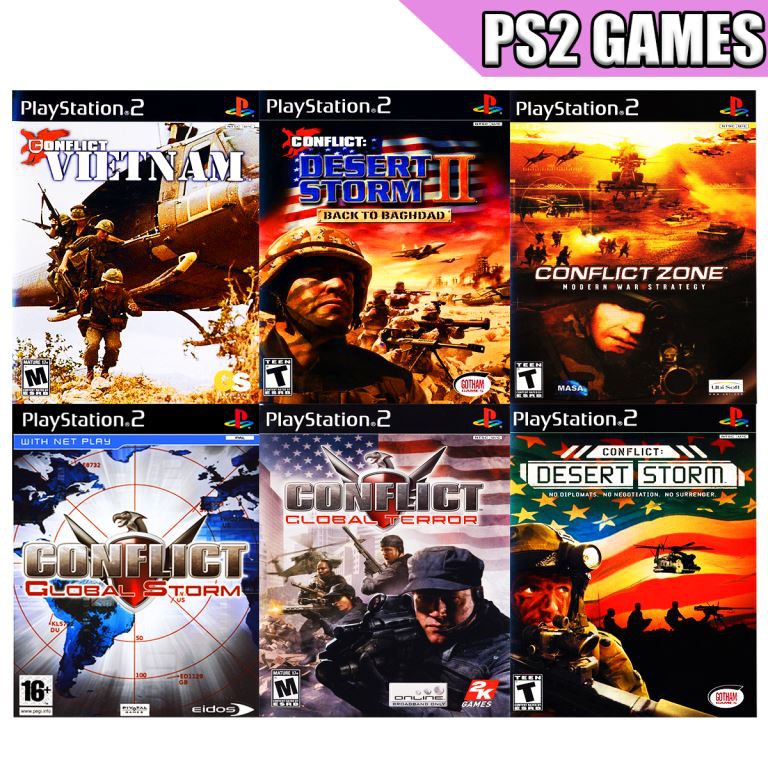 PS2|Playstation2/PS2 Game Conflict Game Series | PS2|Playstation2/PS2 ...