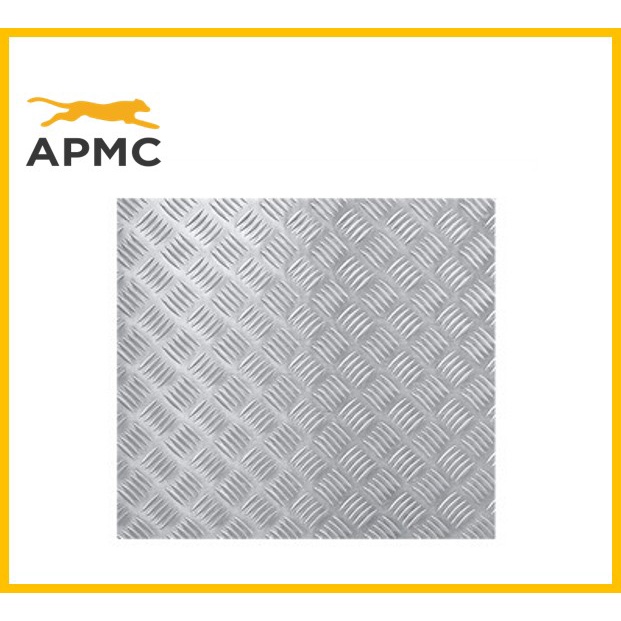 Aluminum Checkered Plate 4x8 FT (various thickness available) | Shopee ...