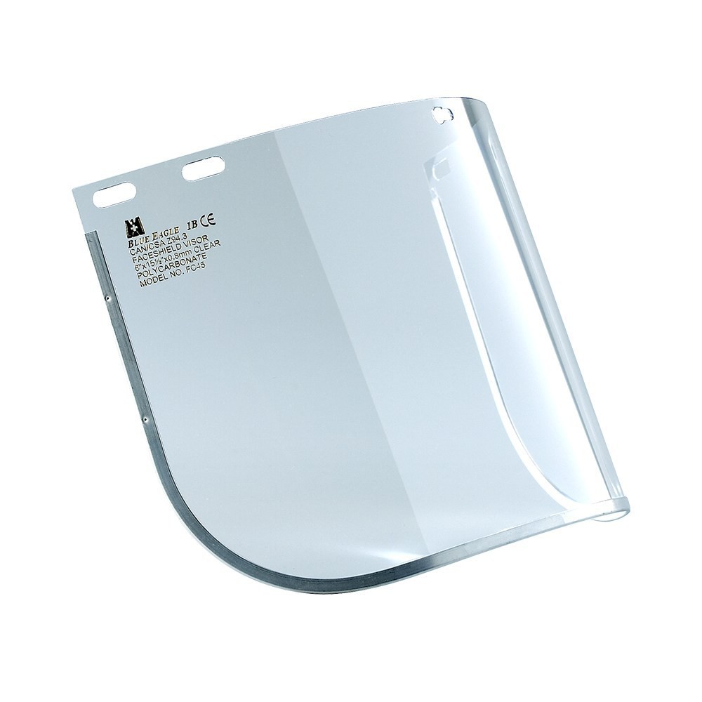 Blue Eagle FC25 FC45 Clear Visor Polycarbonate Face Shield Face ...