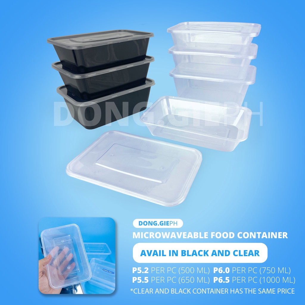 [10 PCS] Microwaveable Plastic Food Container | Shopee Philippines