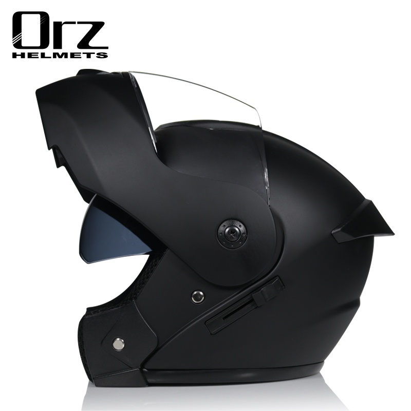 ICC and COD Standard Motorcycle Modular Helmet Dual Lens Flip Up Racing ...