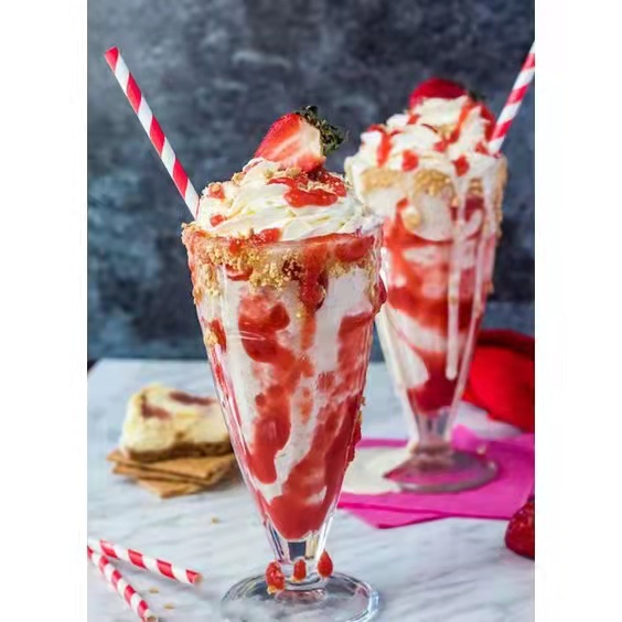 GD434ML Halo-Halo Glass Quality Plain Glass Ice Cream Cup Glass ...