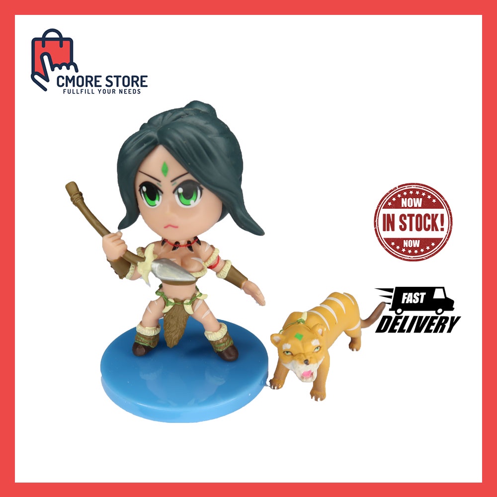 League of Legends LOL Q version Hero Nidalee big head small figure ...