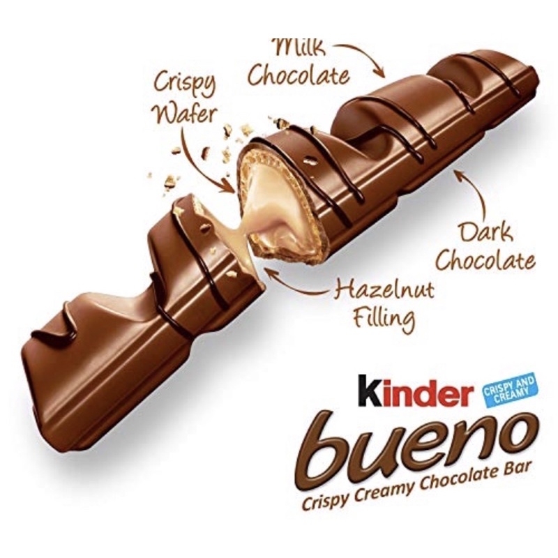 KINDER BUENO CHOCOLATE 10 Bars (430g) | Shopee Philippines