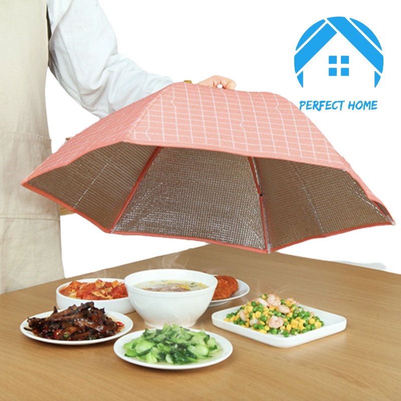 Folding Serving Hood DIAMETER 70CM Heat Resistant Vegetable Cover ...