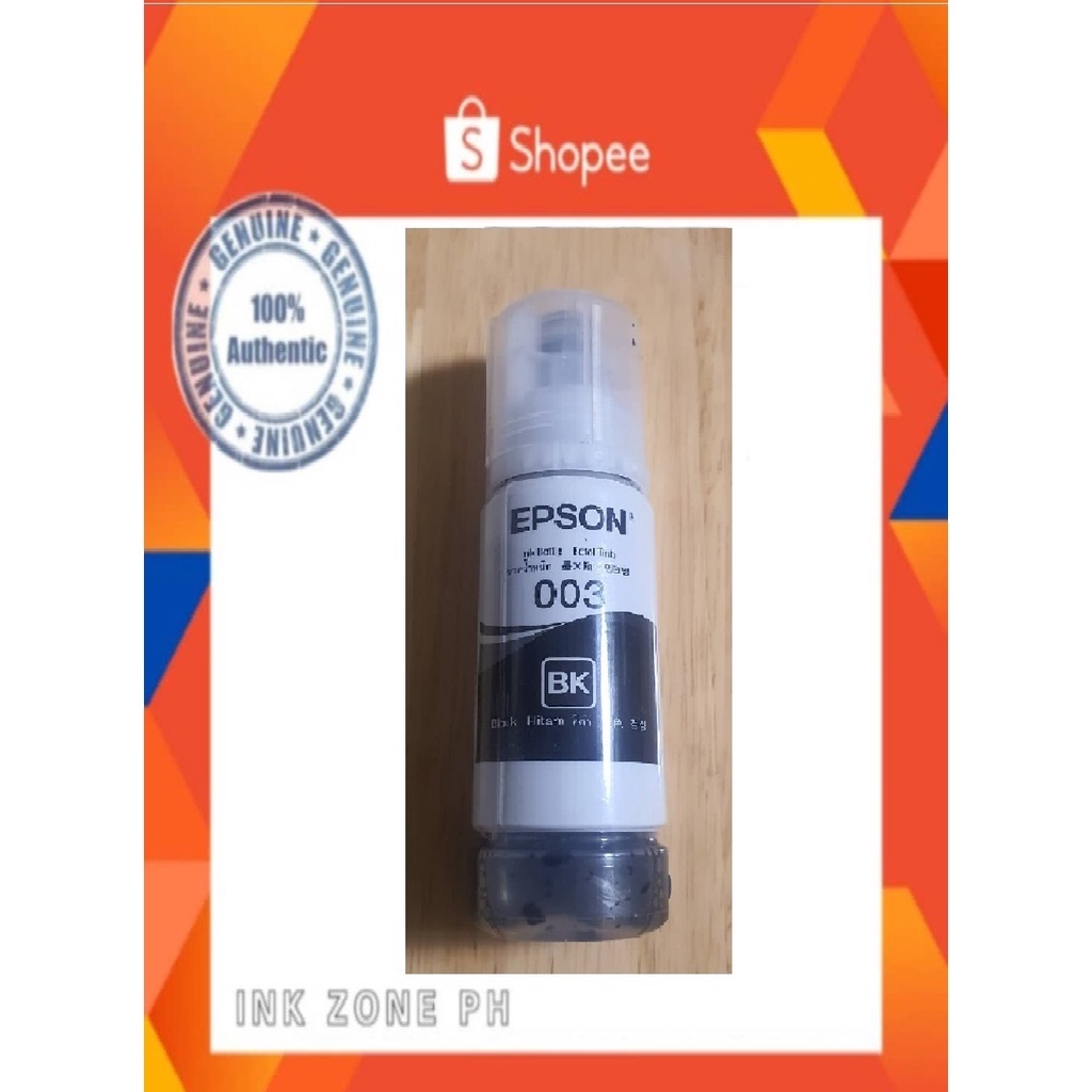 EPSON003 BLACK INK L3110 L3210 l3590 l5190 | Shopee Philippines