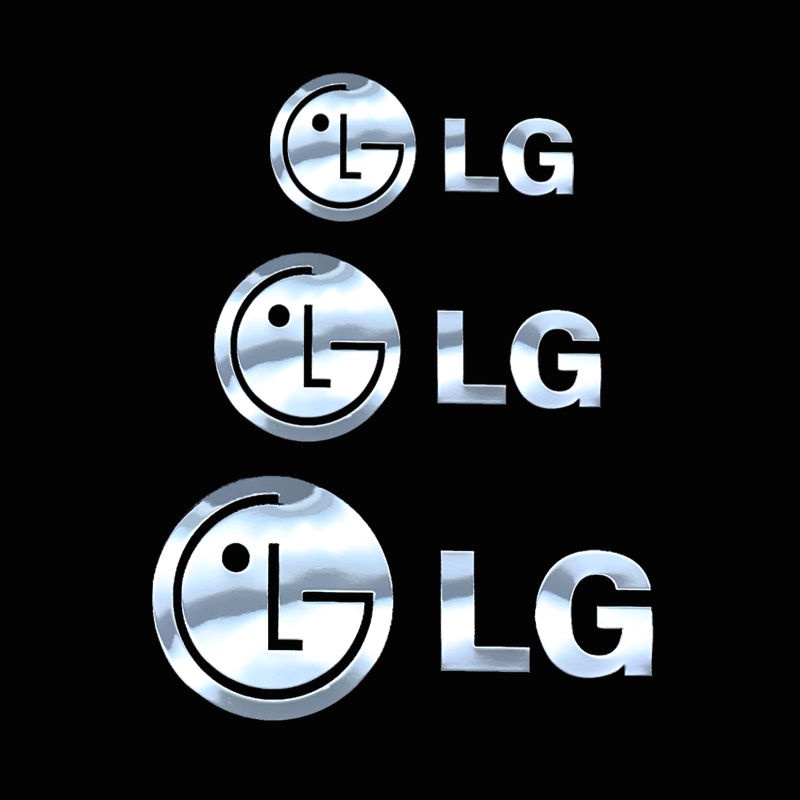 LG sticker Logo Metal sticker laptop case display sticker mobile phone ...