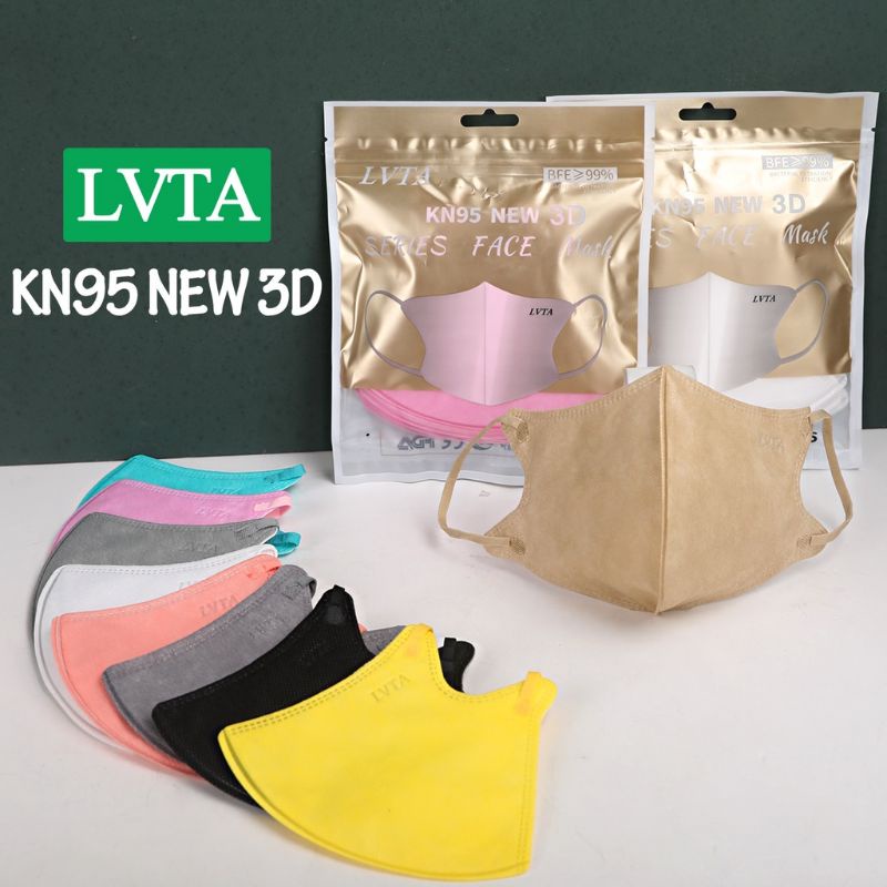 3D mask kn95 new mask 3dkn95 lvta non-woven disposable fabric mask | Shopee Philippines