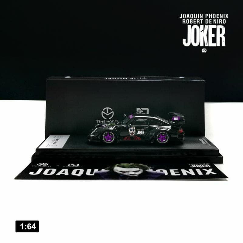 TIME MICRO MODEL 1/64 PORSCHE RWB 911 993 JOKER HEATH LEDGER JOAQUIN ...