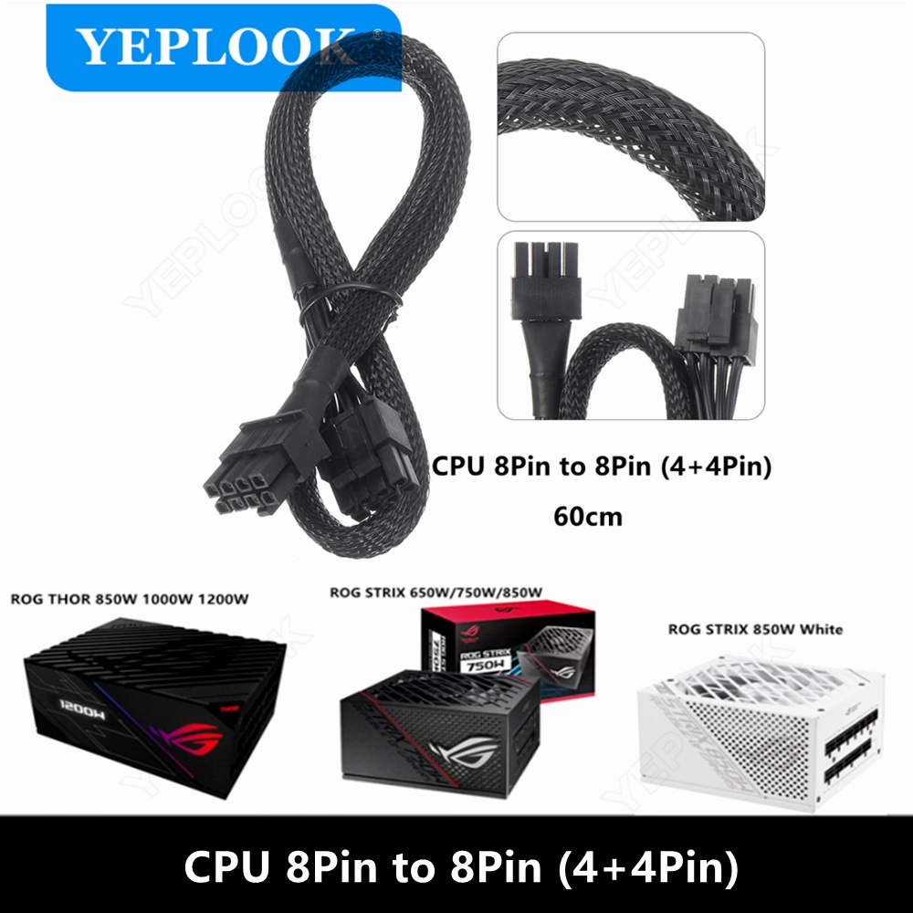 ASUS ROG PCIe 8Pin Dual 8Pin 24Pin CPU SATA Molex SSD HDD Power for ROG THOR STRIX 650W 750W ...