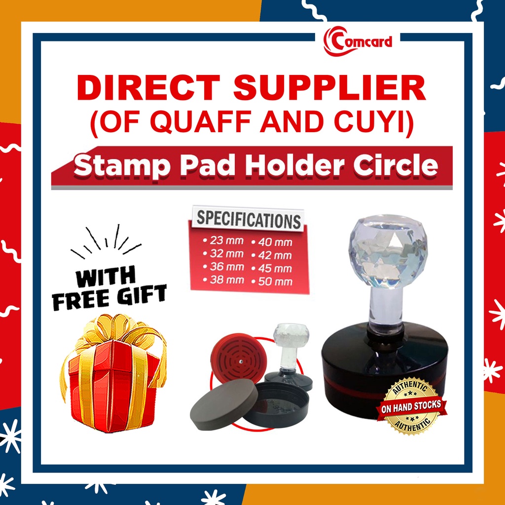 Circle Printable Photosensitive Crystal Rubber Stamp Pad and Case | CPM ...