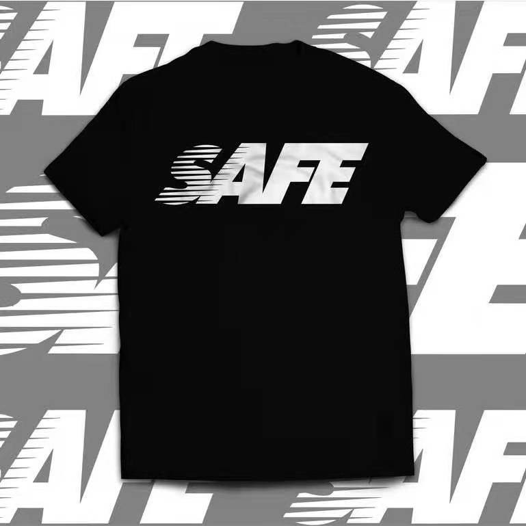 Safe Logo Designed Solid Drop Shoulder T Shirt (Unisex) | Shopee ...