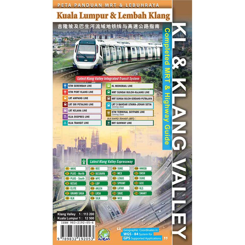 Kl & Klang VALLEY Completed MRT & Highway Guide Map Guide MRT & Highway ...
