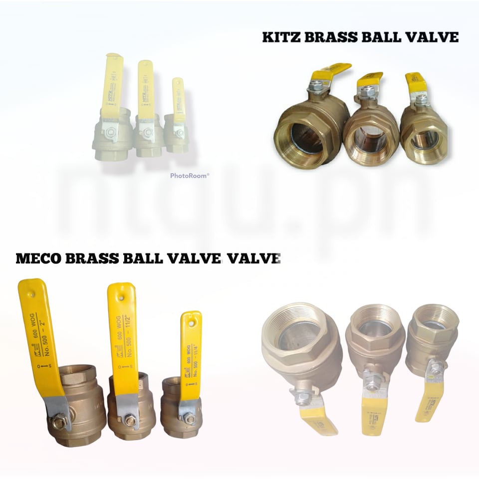 KITZ HEAVY DUTY BRASS BALL VALVE & MECO BRASS BALL VALVE SIZE (1 1/4 ...