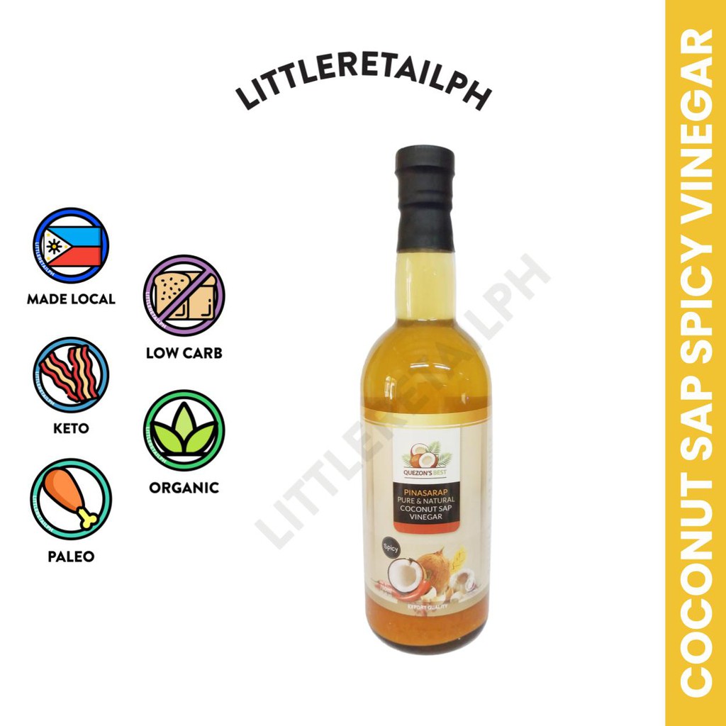 Quezon's Best Pinasarap Pure and Natural Coconut Sap Spicy 375mL ...
