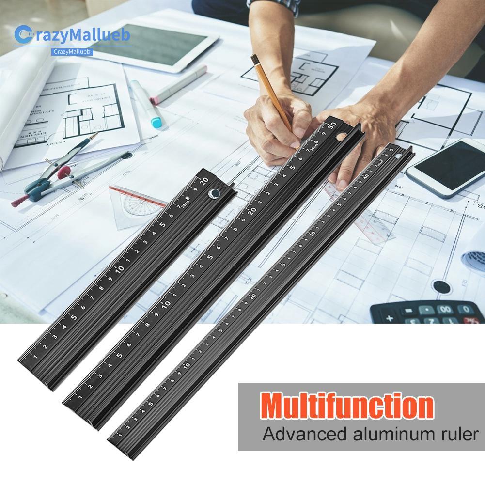 Stock Home Supply Multi-function Aluminum Alloy Hand Protective Ruler ...