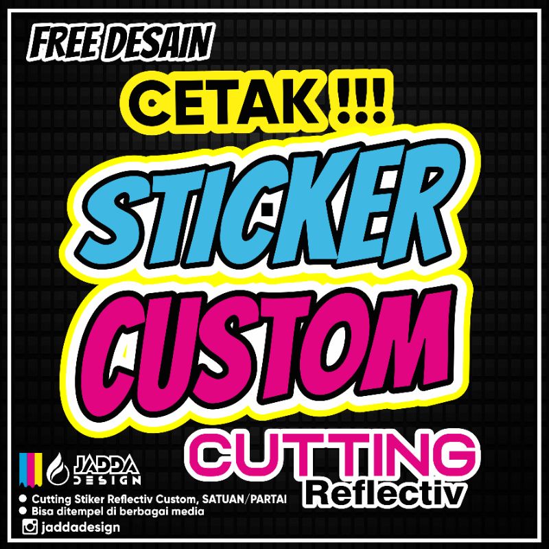 Custom Cutting Sticker Design Your Own Picture | Shopee Philippines