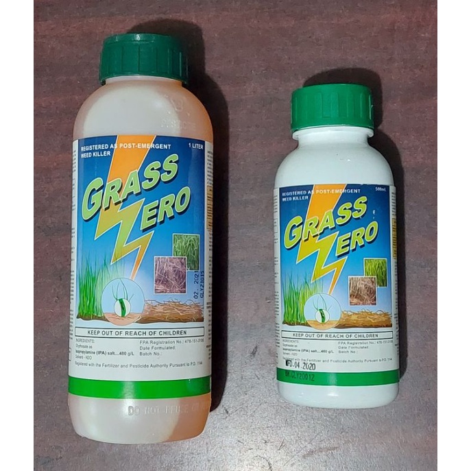 Grass Zero (500ml - 1L) Herbicide / Weed Eliminator | Shopee Philippines