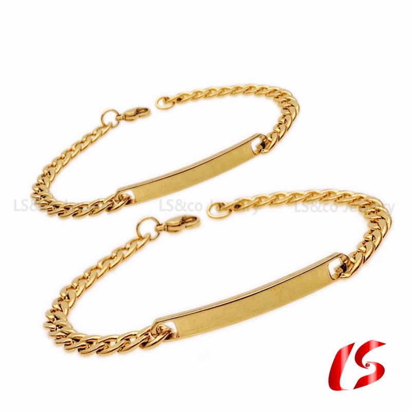 LS Jewelry Lucky Charms stainless Gold-Plated 2in1 Bracelet set for ...
