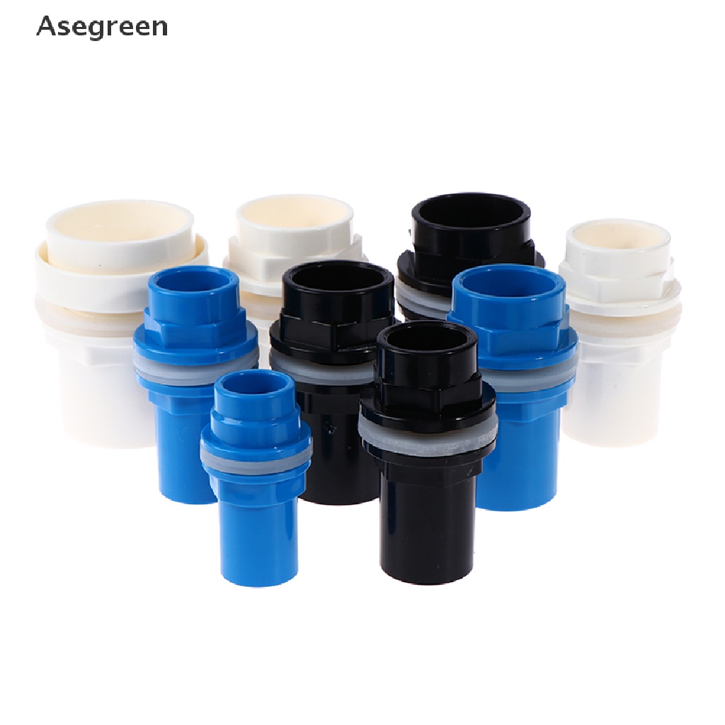 [Asegreen] 20-50mm PVC Connectors Thicken Fish Tank Pipe Garden Drain ...