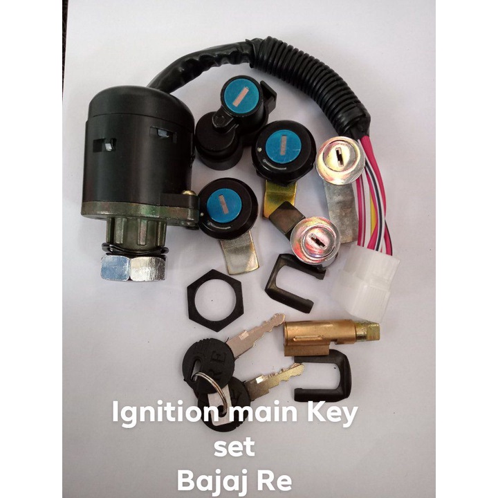 IGNITION MAIN KEY SET BAJAJ RE | Shopee Philippines