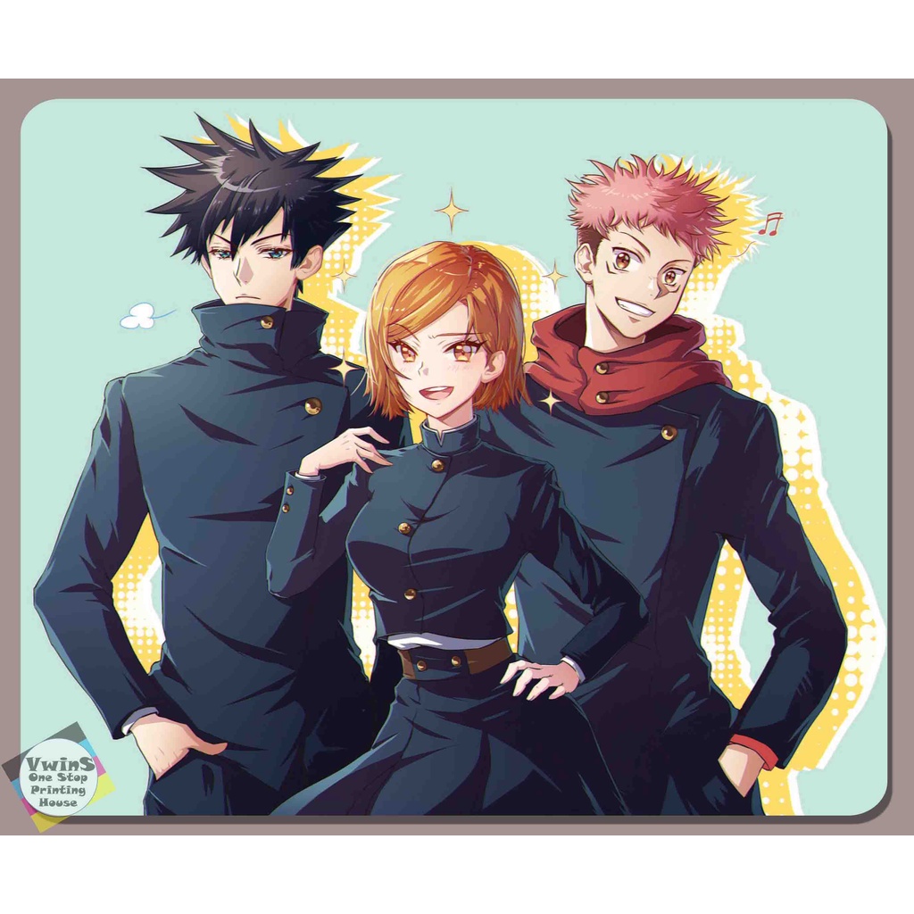 Jujutsu Kaisen Design Mouse pad Part 1 of 2 Satoru Gojo, Masamichi Yaga ...