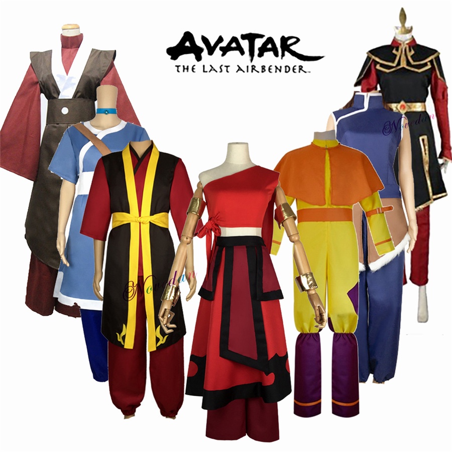 Anime Avatar The Last Airbender Katara Mai Zuko Azula Aang Korra ...