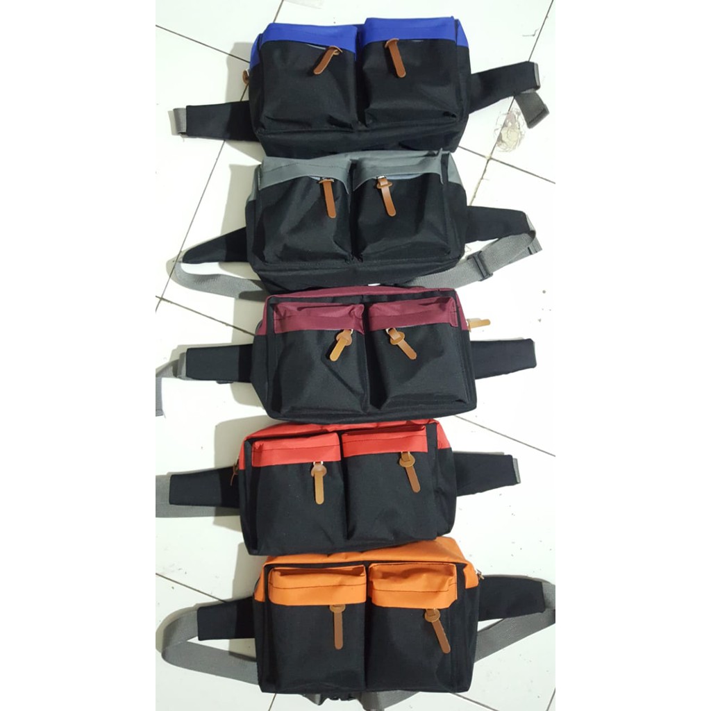 (new) Men's Waistbag sling bag (garut) | Shopee Philippines