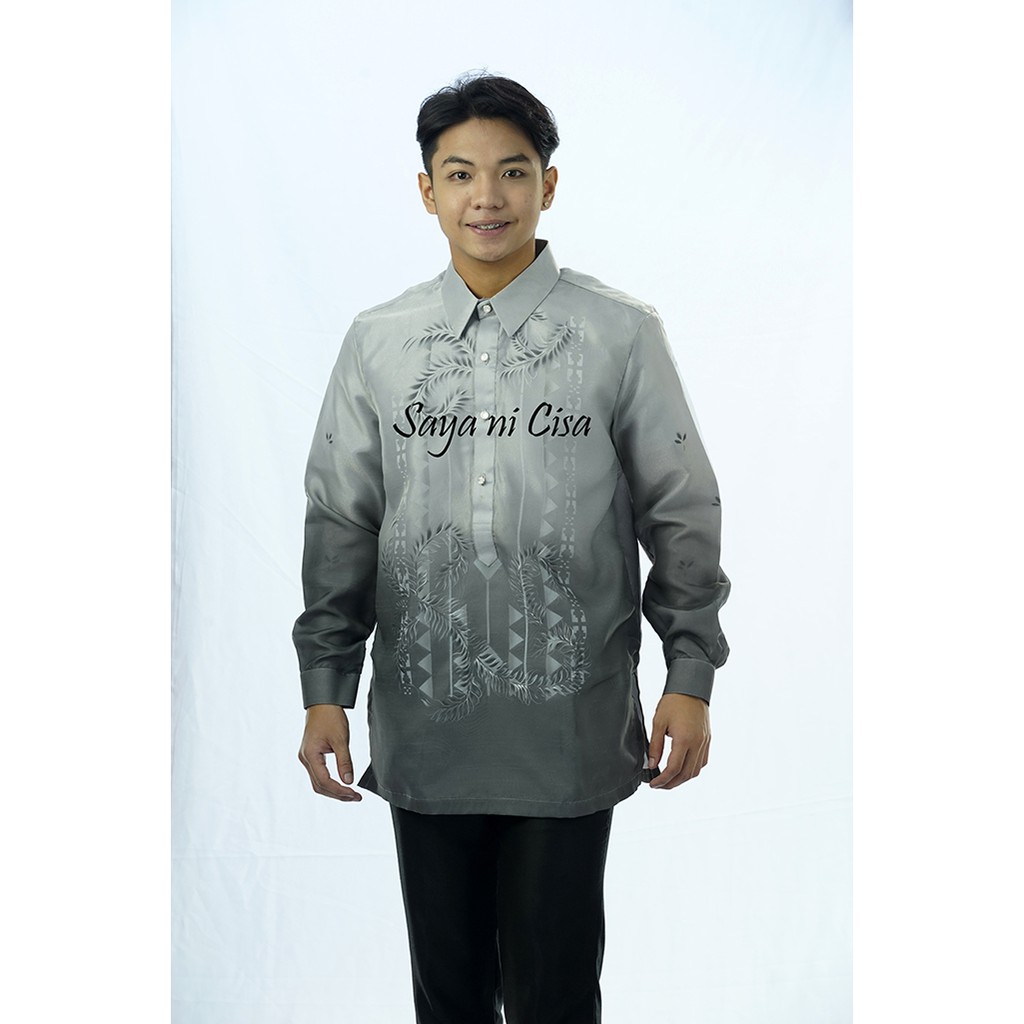 Barong Tagalog Grey | Shopee Philippines