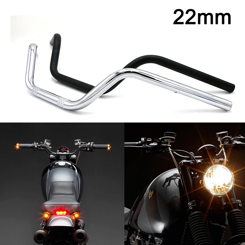 Motorcycle Universal Handle 7/8" 22mm Motorcycle Tracker Handlebars ...