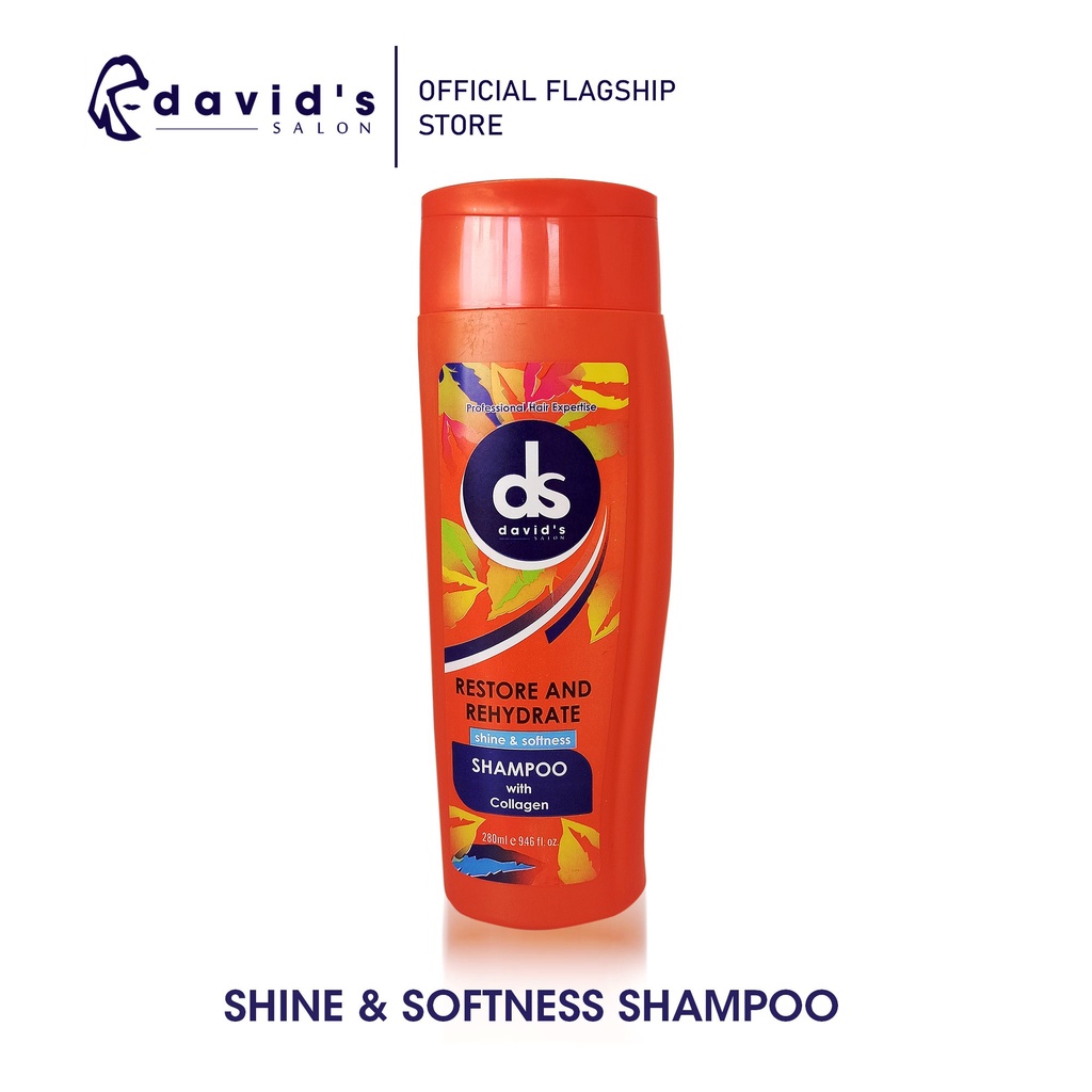 David's Salon Restore and Re-hydrate Shampoo with Collagen 280 ml ...