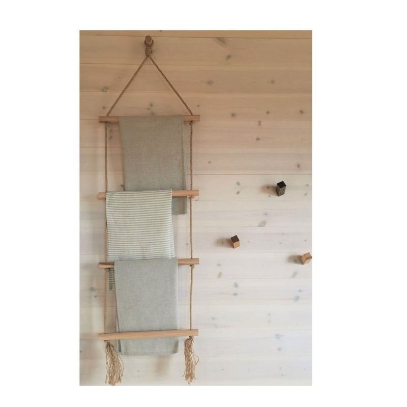 KATUN Ladder Hanger Cotton Rope 4 Trap Hanger Sejadah Towel Hanger 34 ...