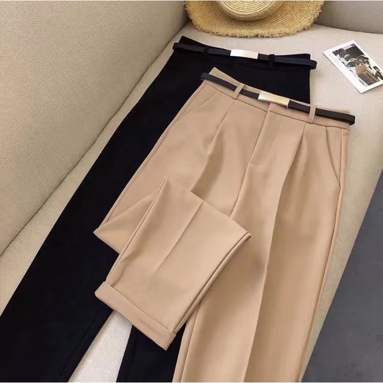 Kinwoo new style high quality women's trousers high waist tapered ...