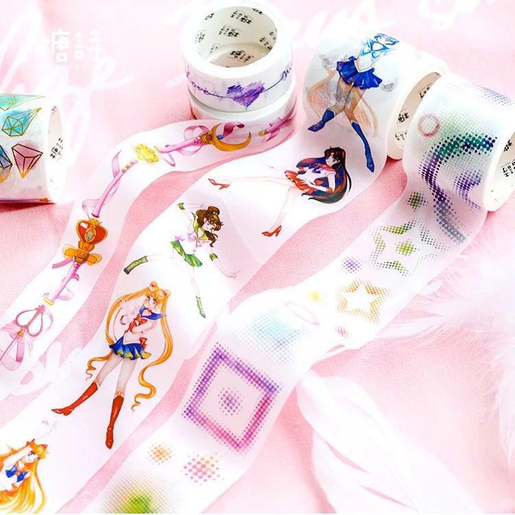 Washi Tape Sela Moon There Are 5 Designs In Total. | Shopee Philippines