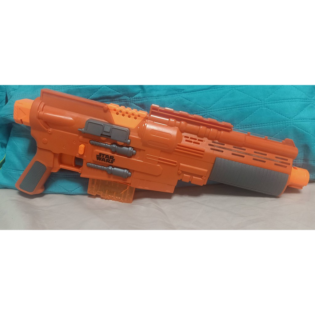 NERF Star Wars Sergeant Jyn Erso Deluxe Blaster GlowStrike series Dart ...