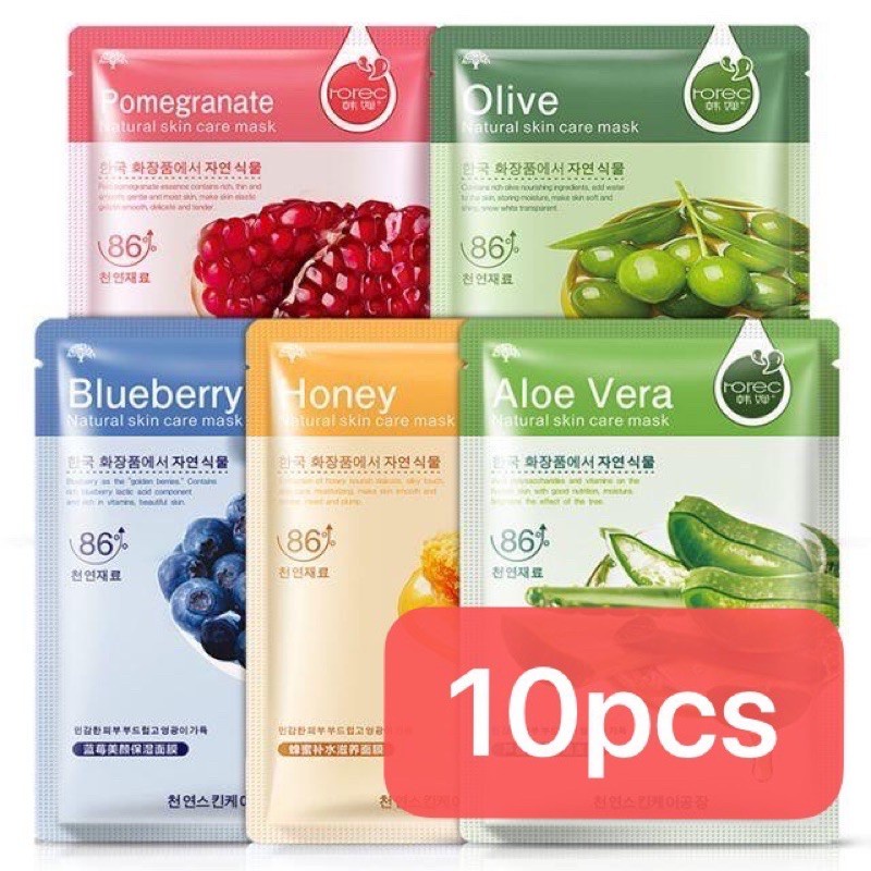 100% AUTHENTIC Korean Style Face MASK SHEET | Shopee Philippines