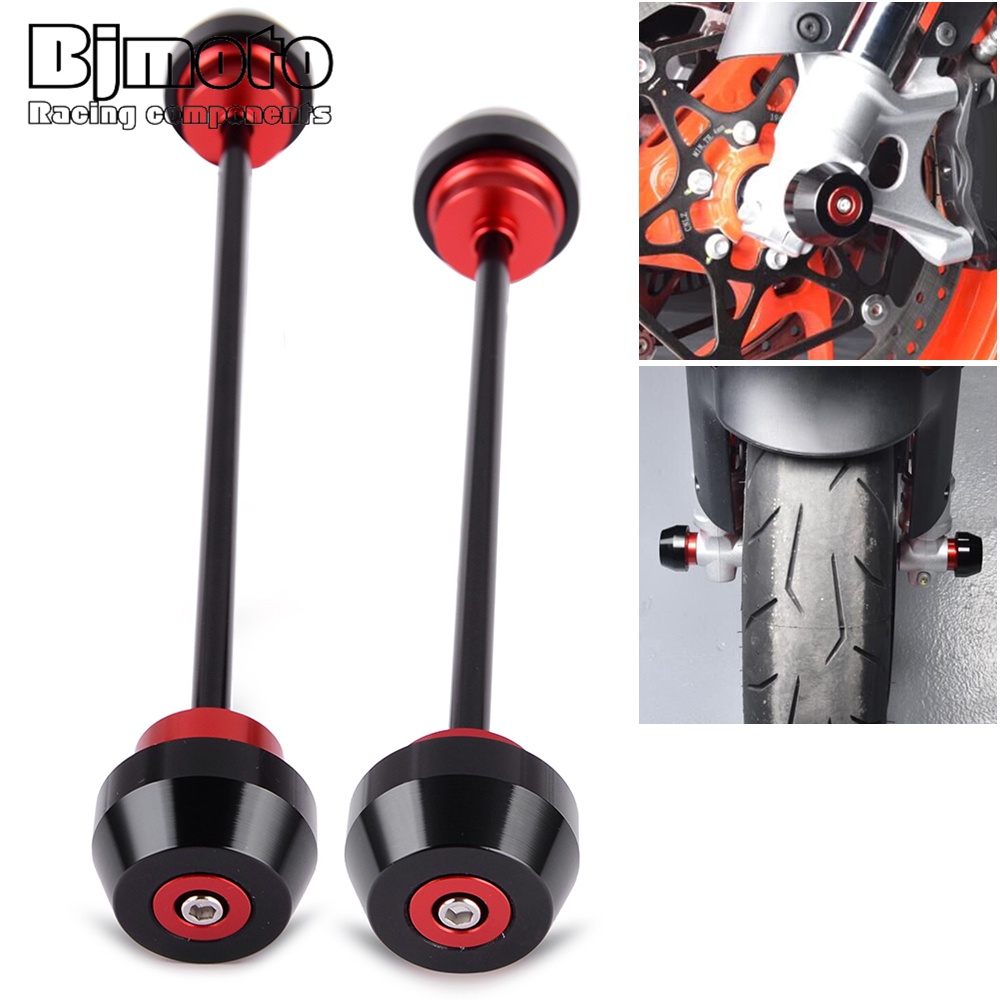 CNC Motorcycle Front Rear Axle Fork Wheel Protector Falling Crash ...