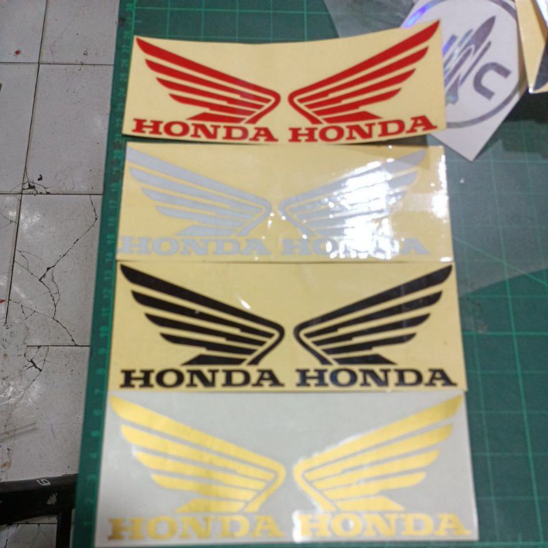 Wing logo cutting Sticker "HONDA" wings | Shopee Philippines