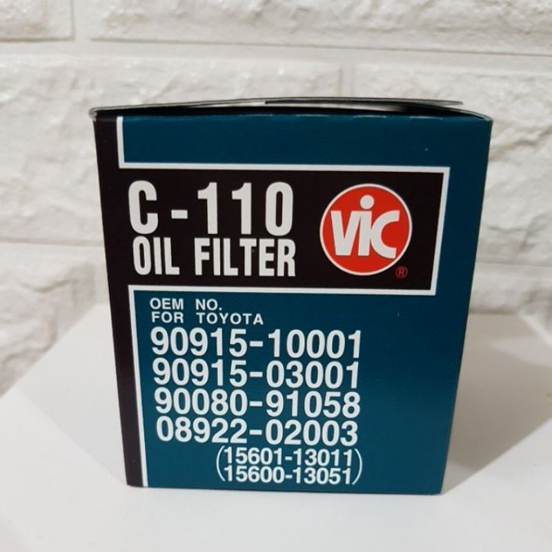 C-110 VIC OIL FILTER Made in Japan (Original) | Shopee Philippines