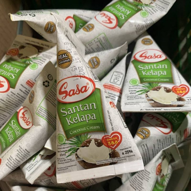 Sasa liquid coconut milk 65ml | Shopee Philippines
