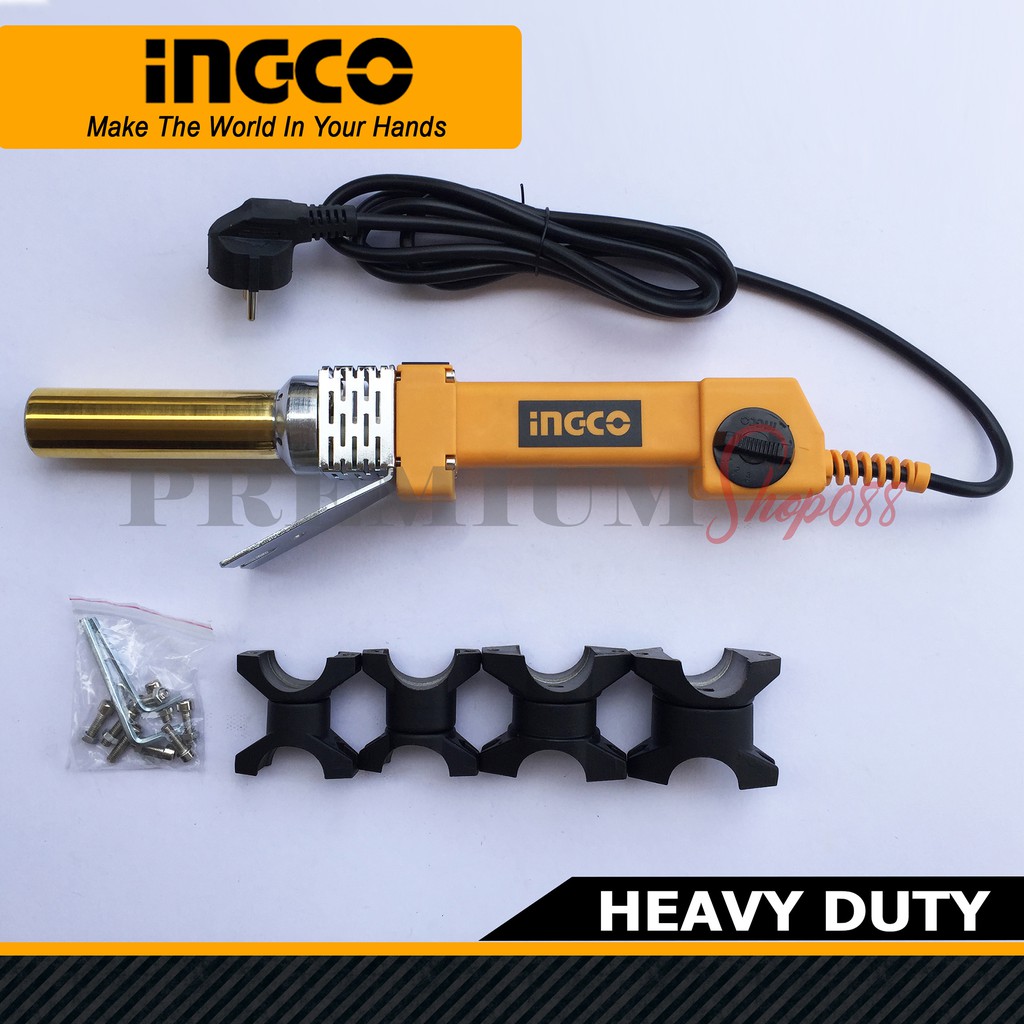 Ingco Plastic Tube Weld Tool PVC PPR Fusion Machine 800w PTWT8001 ...