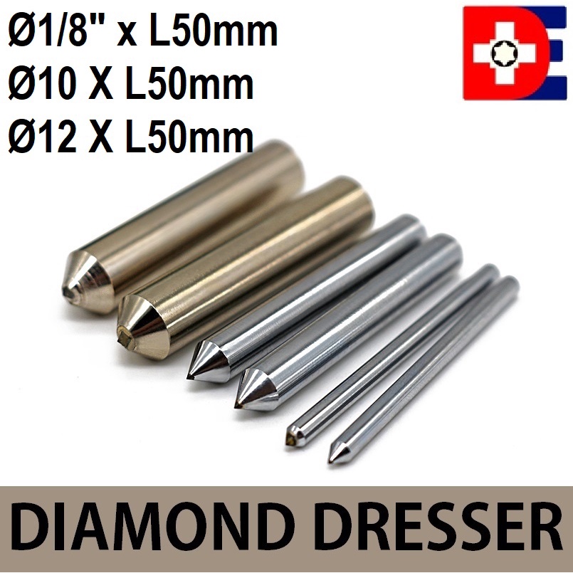 Grinding wheel Diamond dresser single point [carat / dia] [1/8" 1.0CT/0 ...