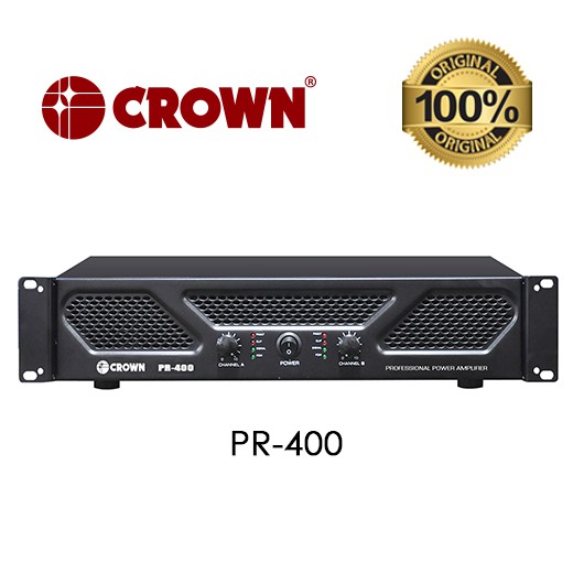 PR-400 CROWN POWER AMPLIFIER PREMIUM SERIES | Shopee Philippines