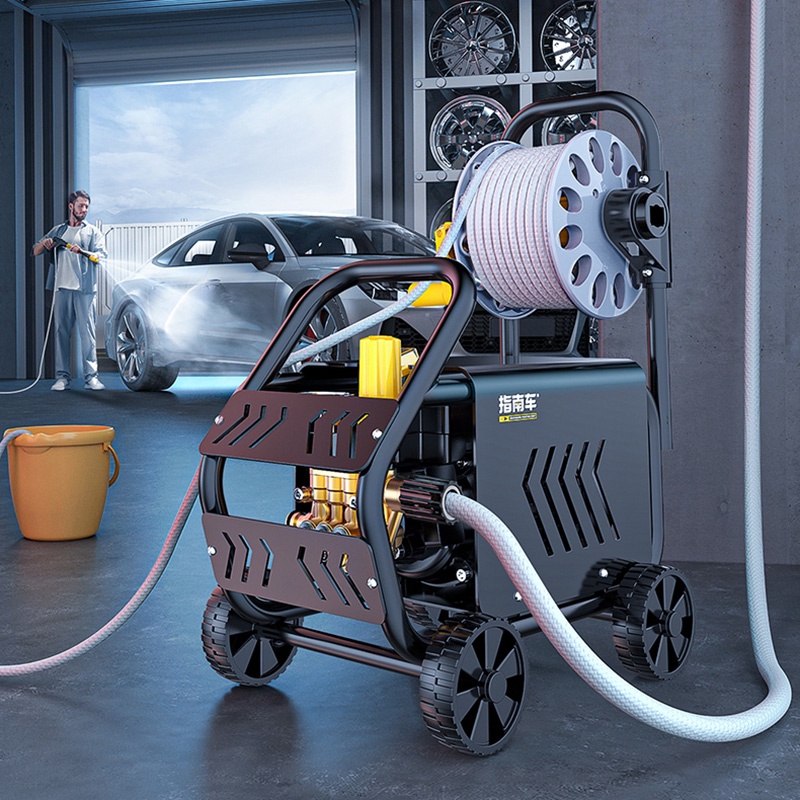 High Pressure Washing Machine 100Bar Adjustable Pressure High Pressure ...